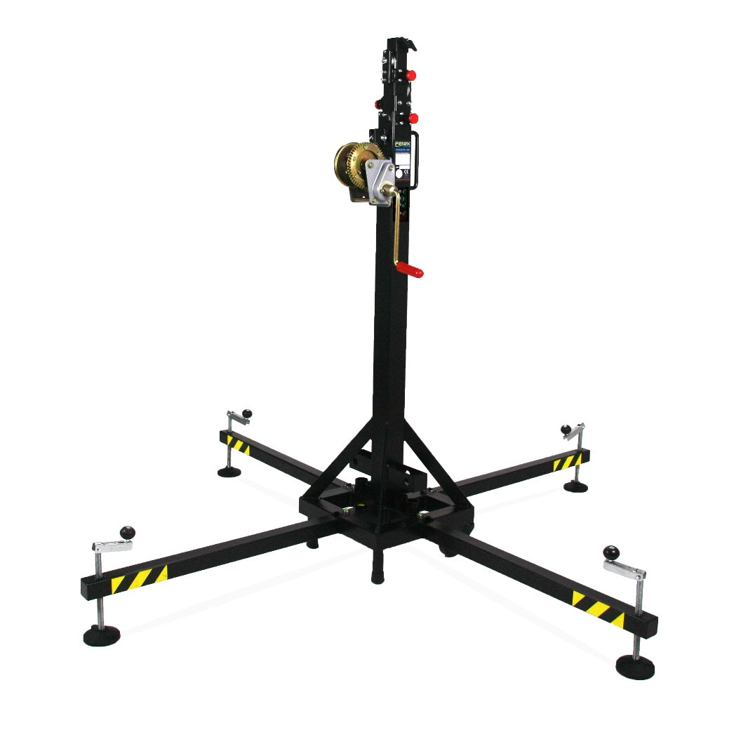 MEGARA 125 | Telescopic lifting tower, trad. leg system | FENIX Stage ...