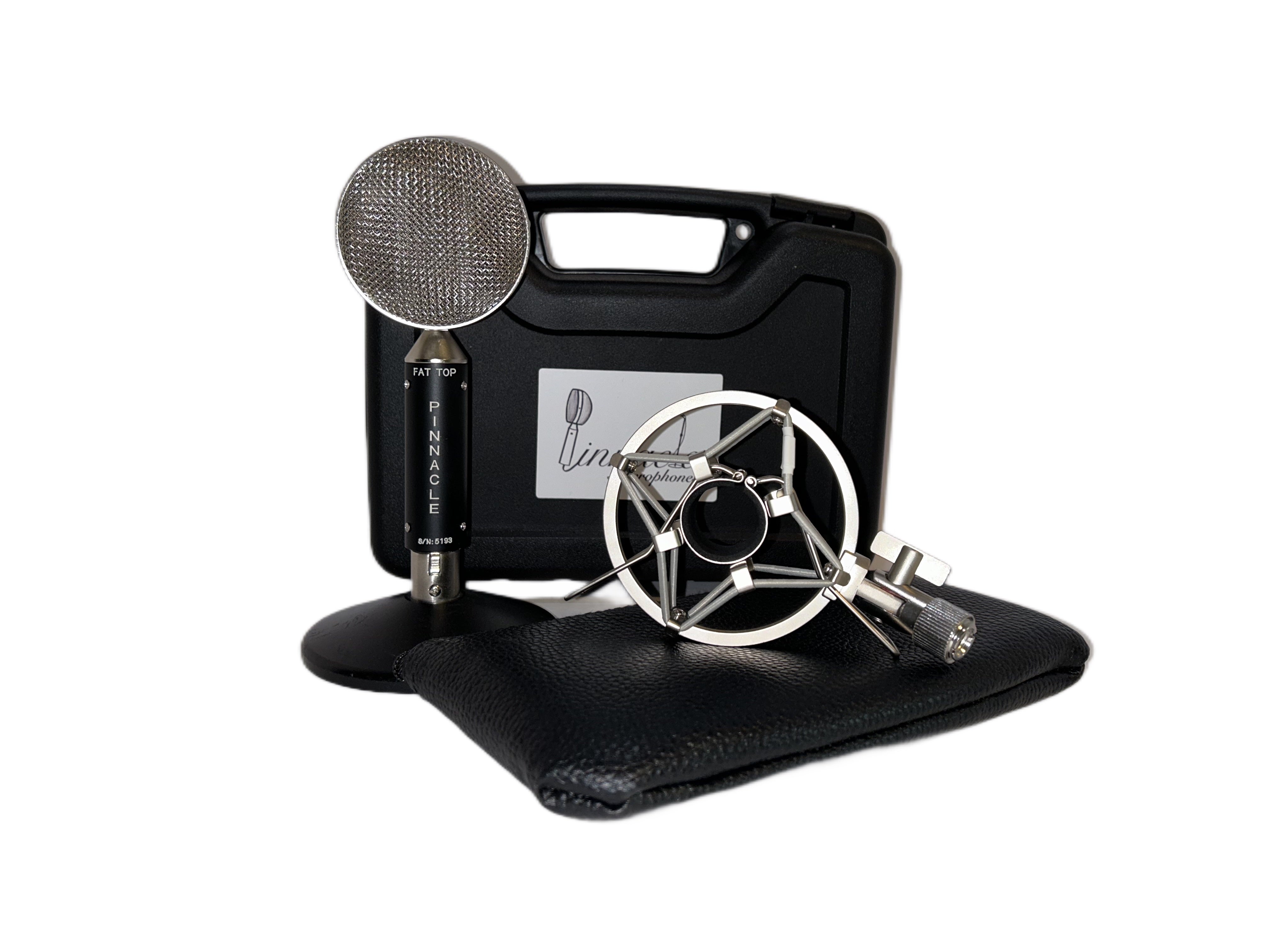 Pinnacle Microphones Fat Top Black | Warm Ribbon Microphone – Concert Gear