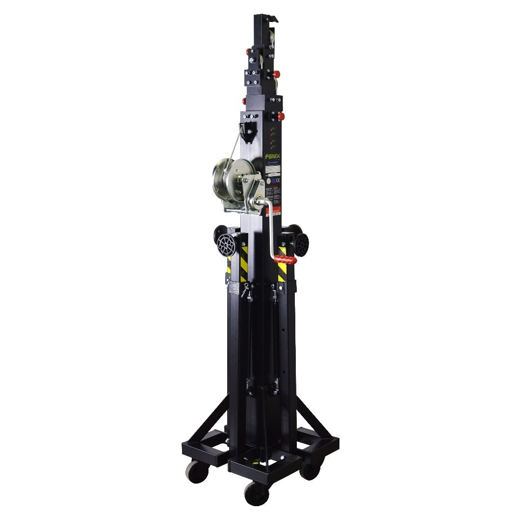 ELV-300/6 | Telescopic lifting tower with adj. leg system | FENIX Stage ...